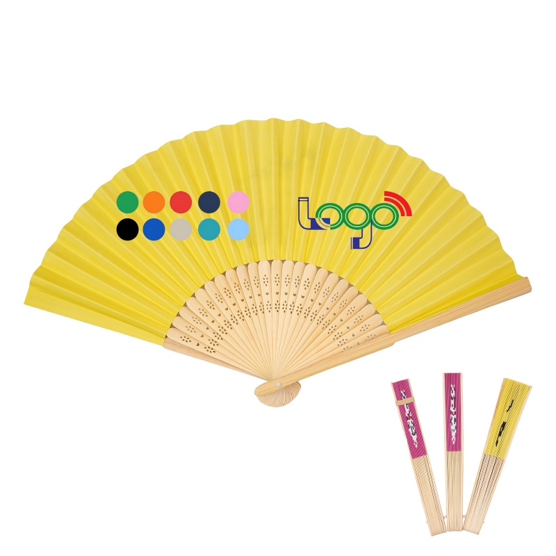 Bamboo Foldable Fans - Sinovation Promotions