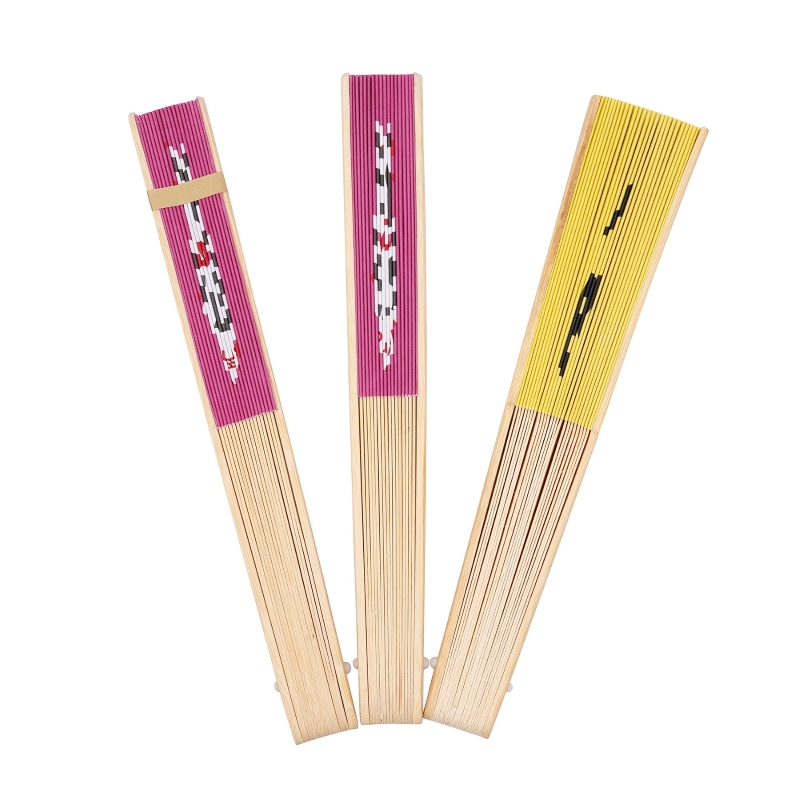 Bamboo Foldable Fans - Sinovation Promotions