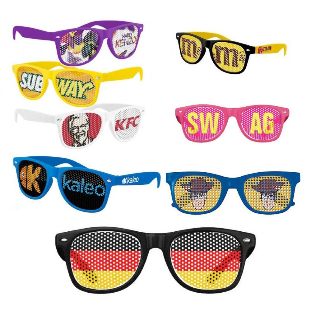 Pinhole Sticker Party Glasses - Sinovation Promotions