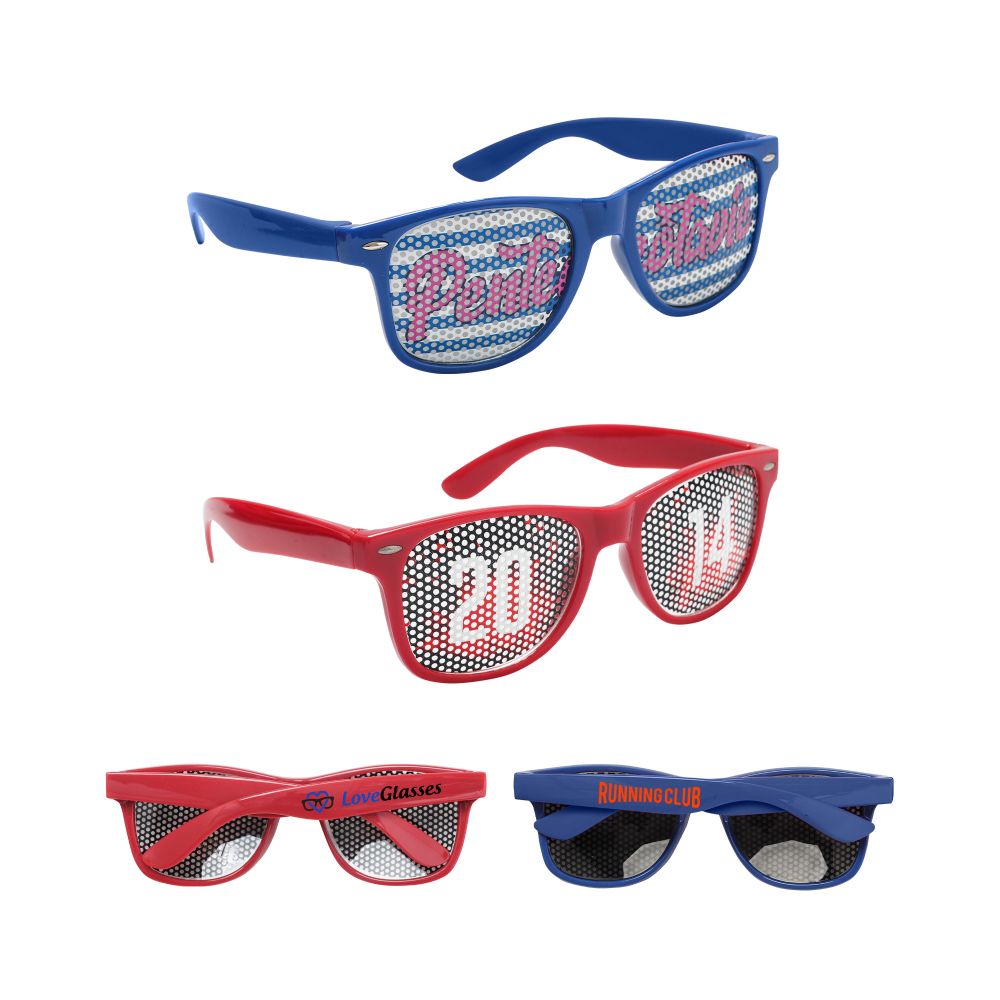 Pinhole Sticker Party Glasses - Sinovation Promotions