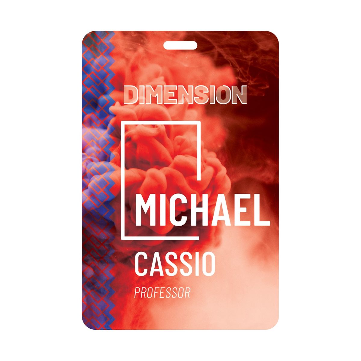 Printed Name Tag - Portrait - Sinovation Promotions